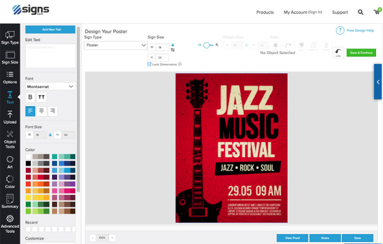 Standard Posters - Design and Print Custom Posters Online | Signs.com