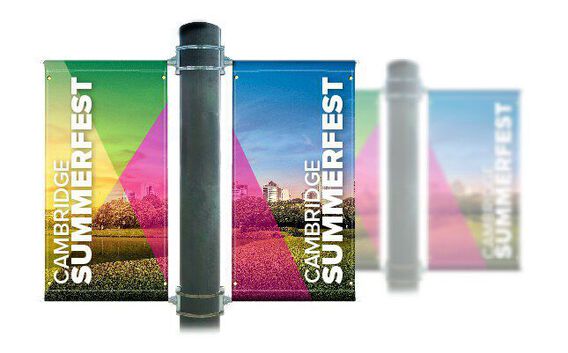 Custom Pole Banners – Light Pole Signs | Signs.com