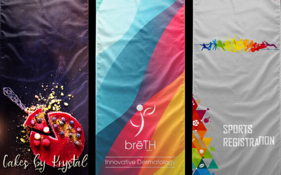 Custom Table Runners For Trade Shows & Events | Signs.com