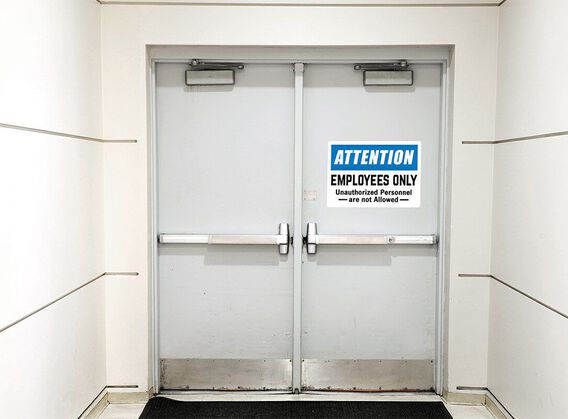 Employee Only Signs | Signs.com