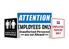 Employee Only Signs | Signs.com