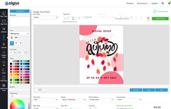 Custom Posters - Design and Print Custom Posters Online | Signs.com