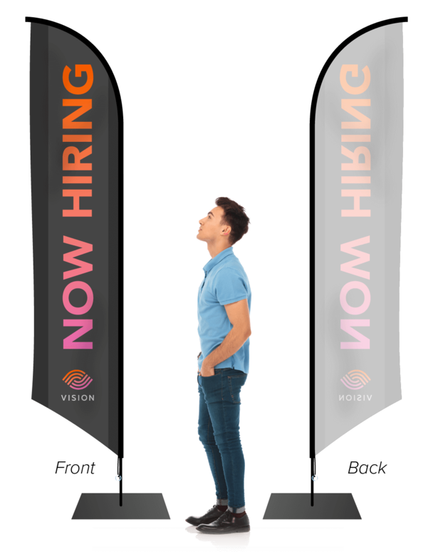 Angled Flag Banners | Signs.com