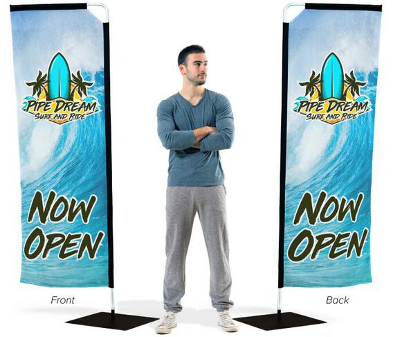 Custom Rectangle Flags & Banners | Signs.com