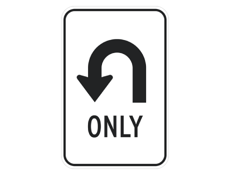 U-Turn Signs - Design and Print Custom Parking Signs with Free Design ...