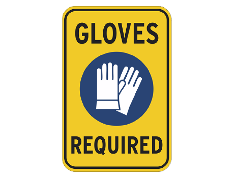 Gloves Signs - Design and Print Custom Safety Signs with Free Design ...