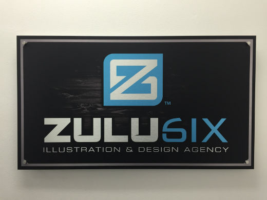 Brushed Aluminum Signs - Custom Brushed Metal Signage | Signs.com