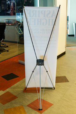 Custom X Banners – X Banner Stands & Frames | Signs.com